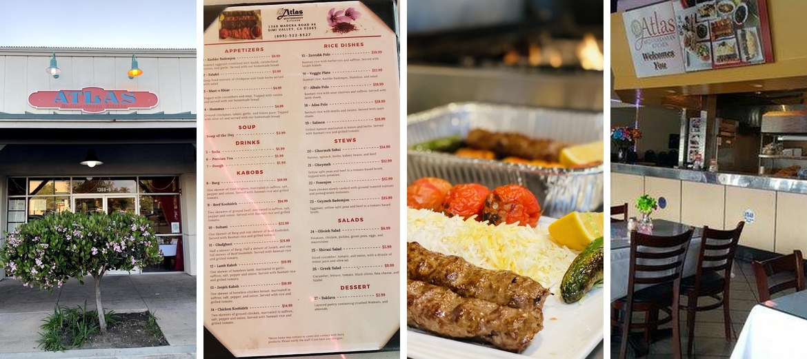 Atlas Mediterranean Kitchen - Persian restaurant in Simi Valley, CA